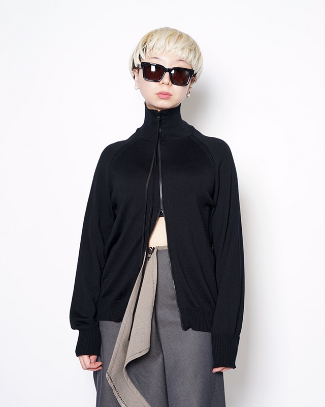 【KAKAN】WG ZIP CARDIGAN (UNISEX)-amanojak. – Amanojak.