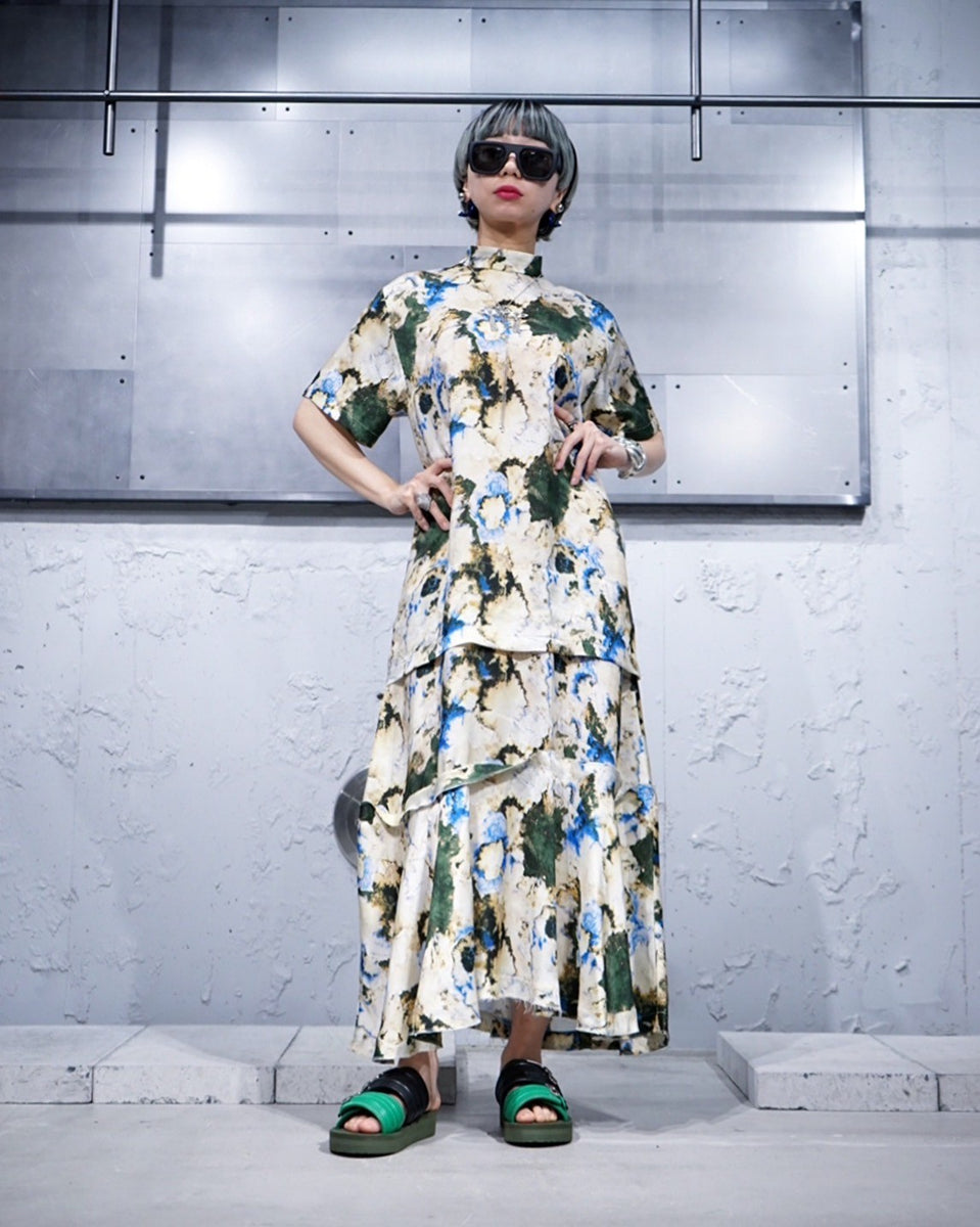 【TOGA ARCHIVES】Inner print dress-Amanojak.
